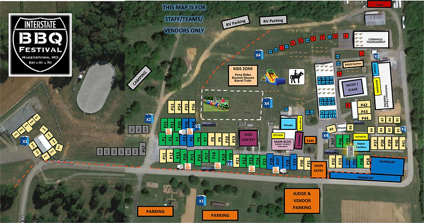 MAP | Interstate BBQ Fest